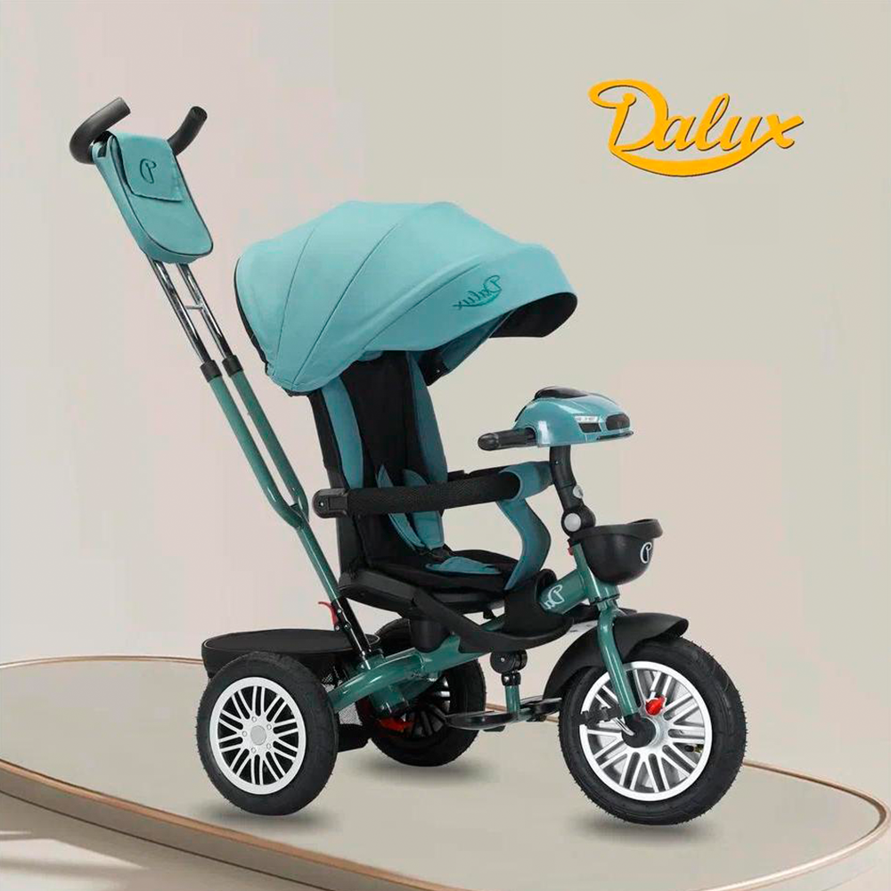 Детский трехколесный велосипед BREND LUXMOM DALUX ORIGINAL 3188, до 4х лет, изумрудный