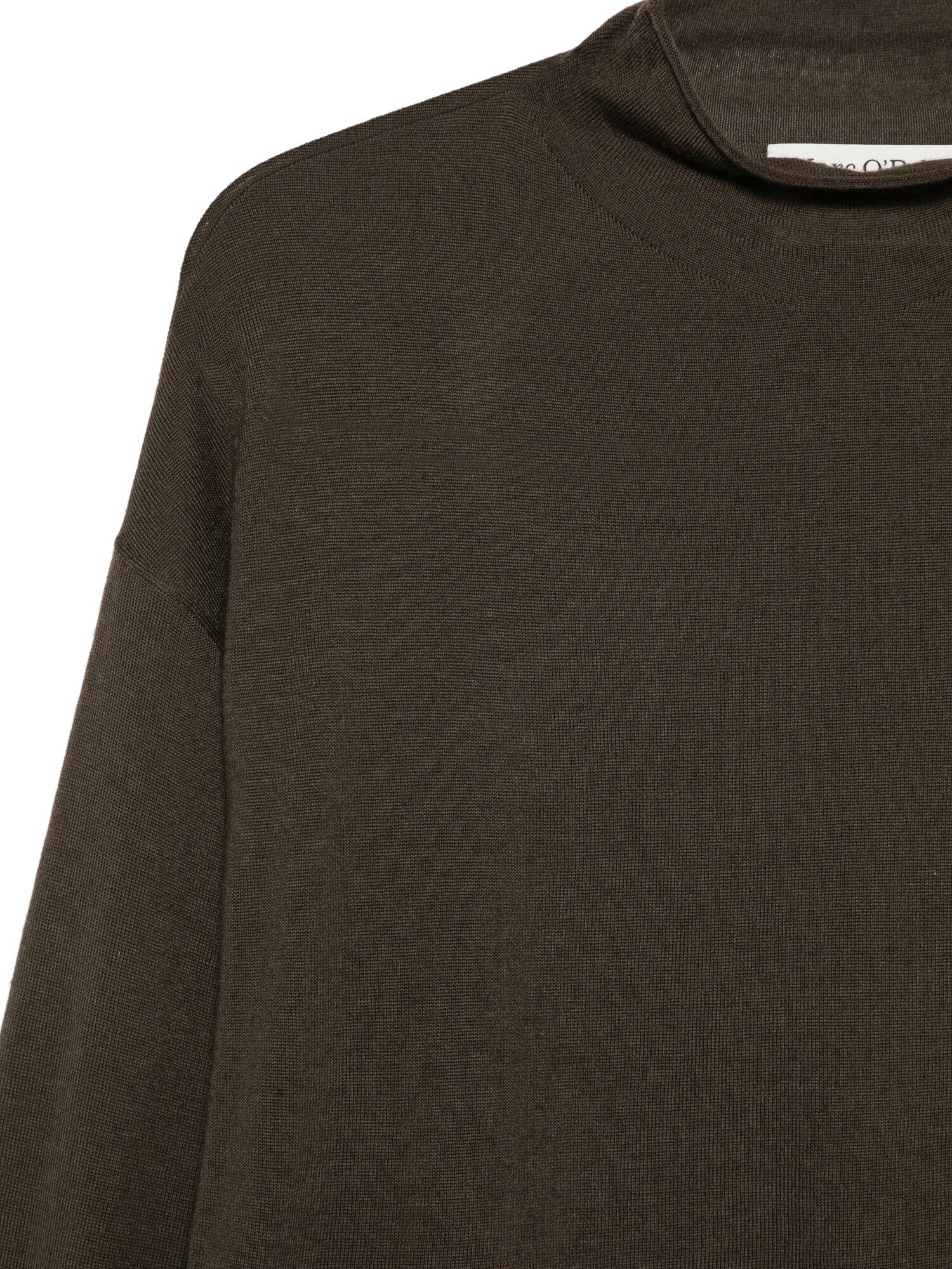 Свитер Marc O'Polo High-neck drop-shoulder sweater, размер 44 EU, , коричневый — фото 1