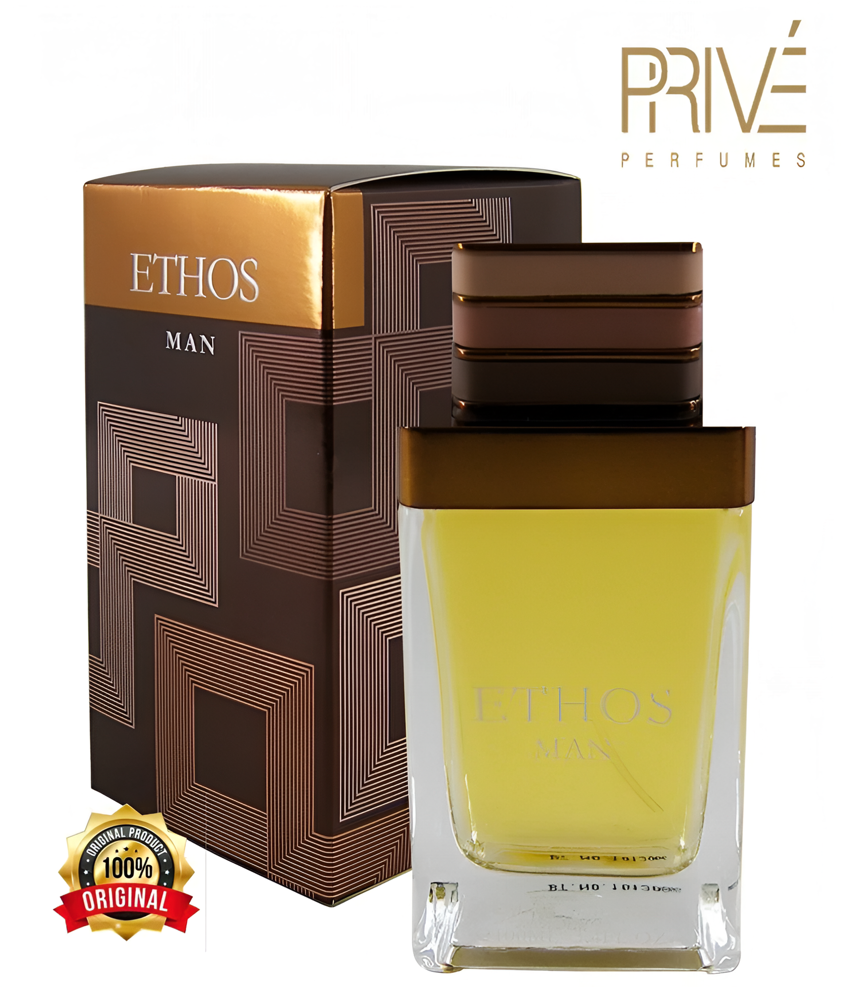 PRIVE Туалетная вода мужская ETHOS, 100 мл, древесный аромат