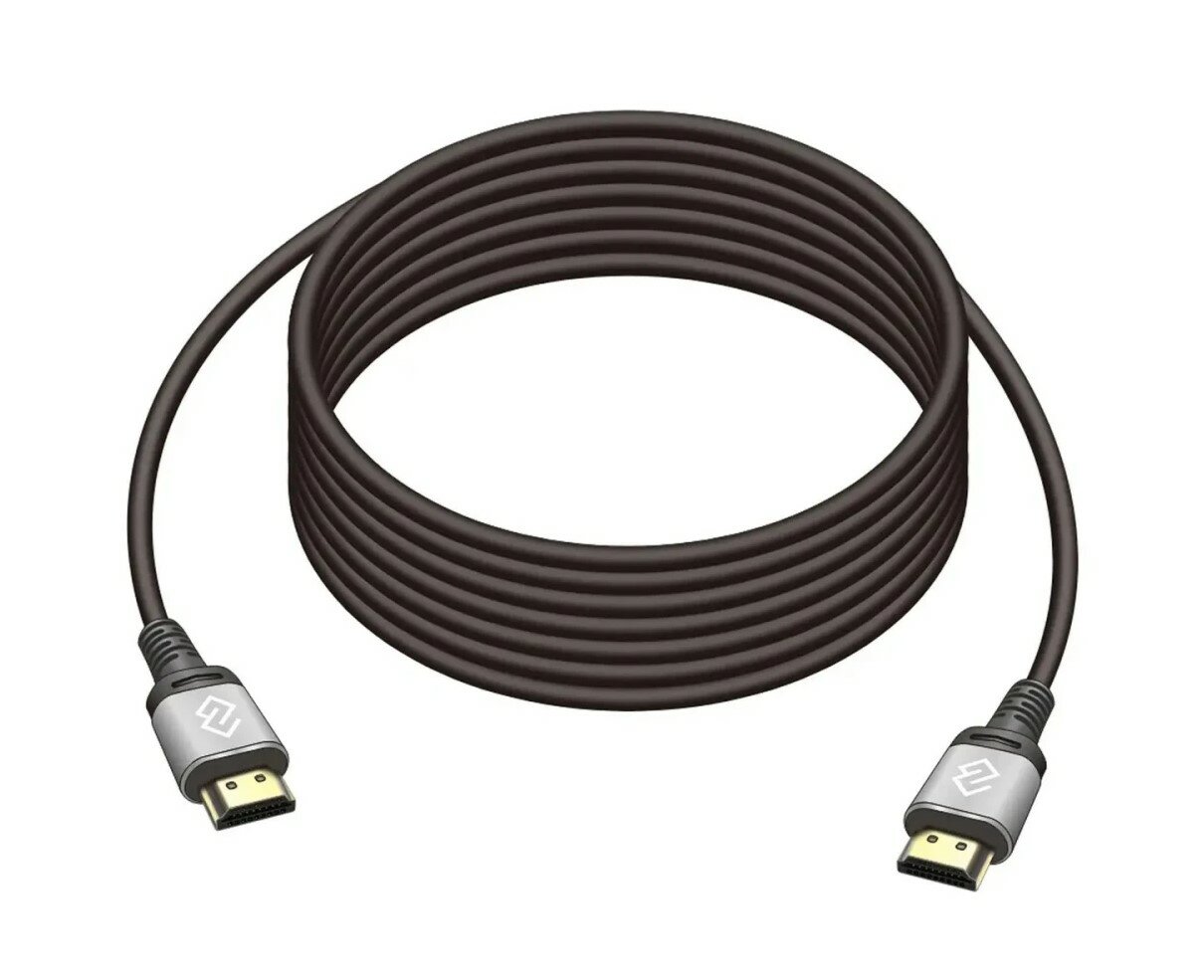 Кабель HDMI - HDMI, 5м, Digma D-HDMI-V2.0-5M