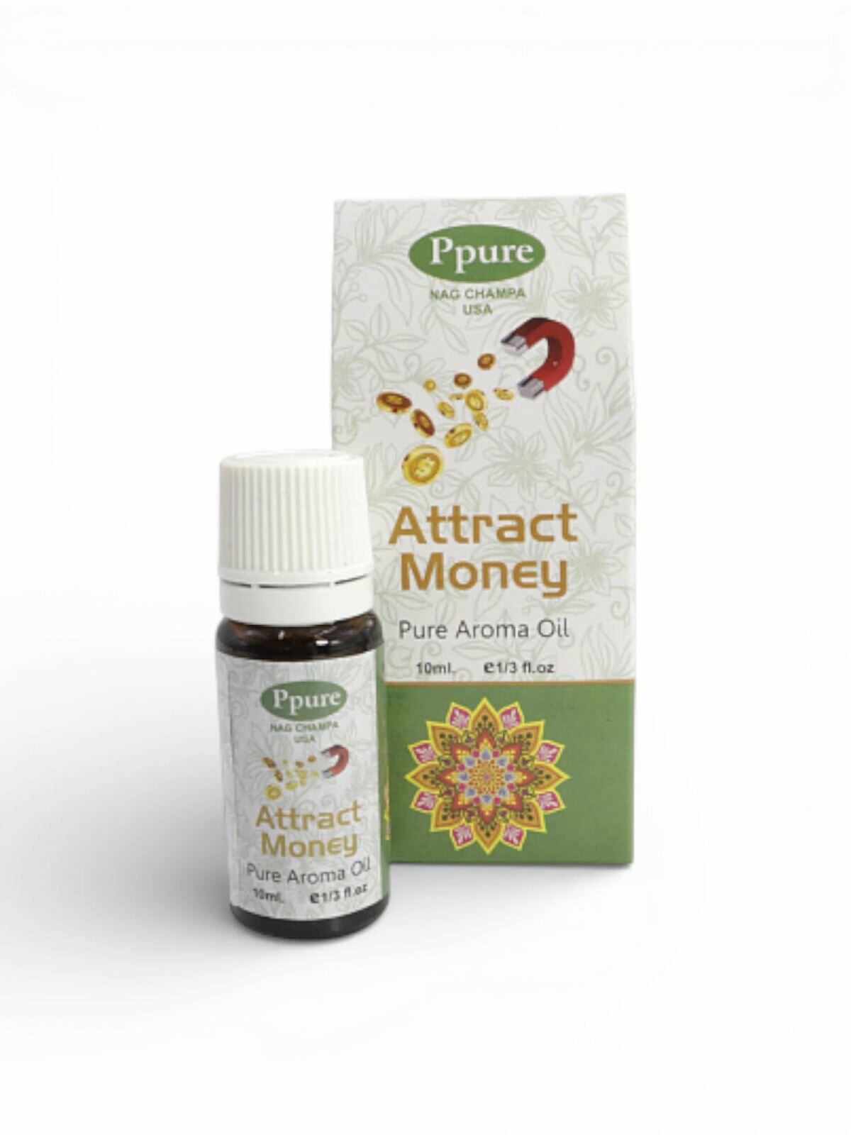 ATTRACT MONEY Pure Aroma Oil, Ppure (привлечение денег чистое ароматическое масло, Ппьюр), 10 мл.