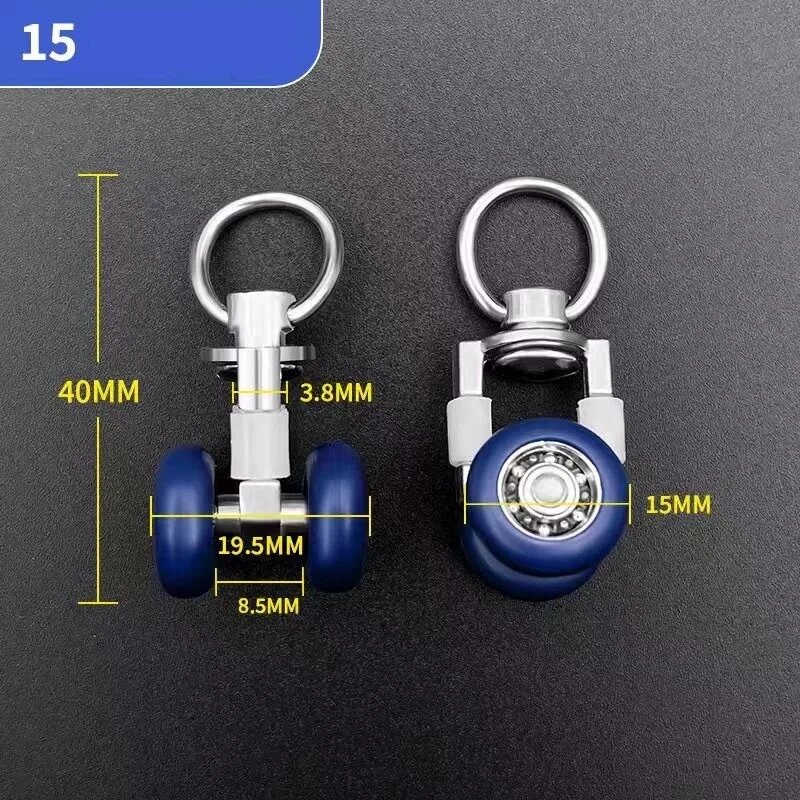 Набор роликов для штор из нержавеющей стали 10 шт Bearing Wheel No 15