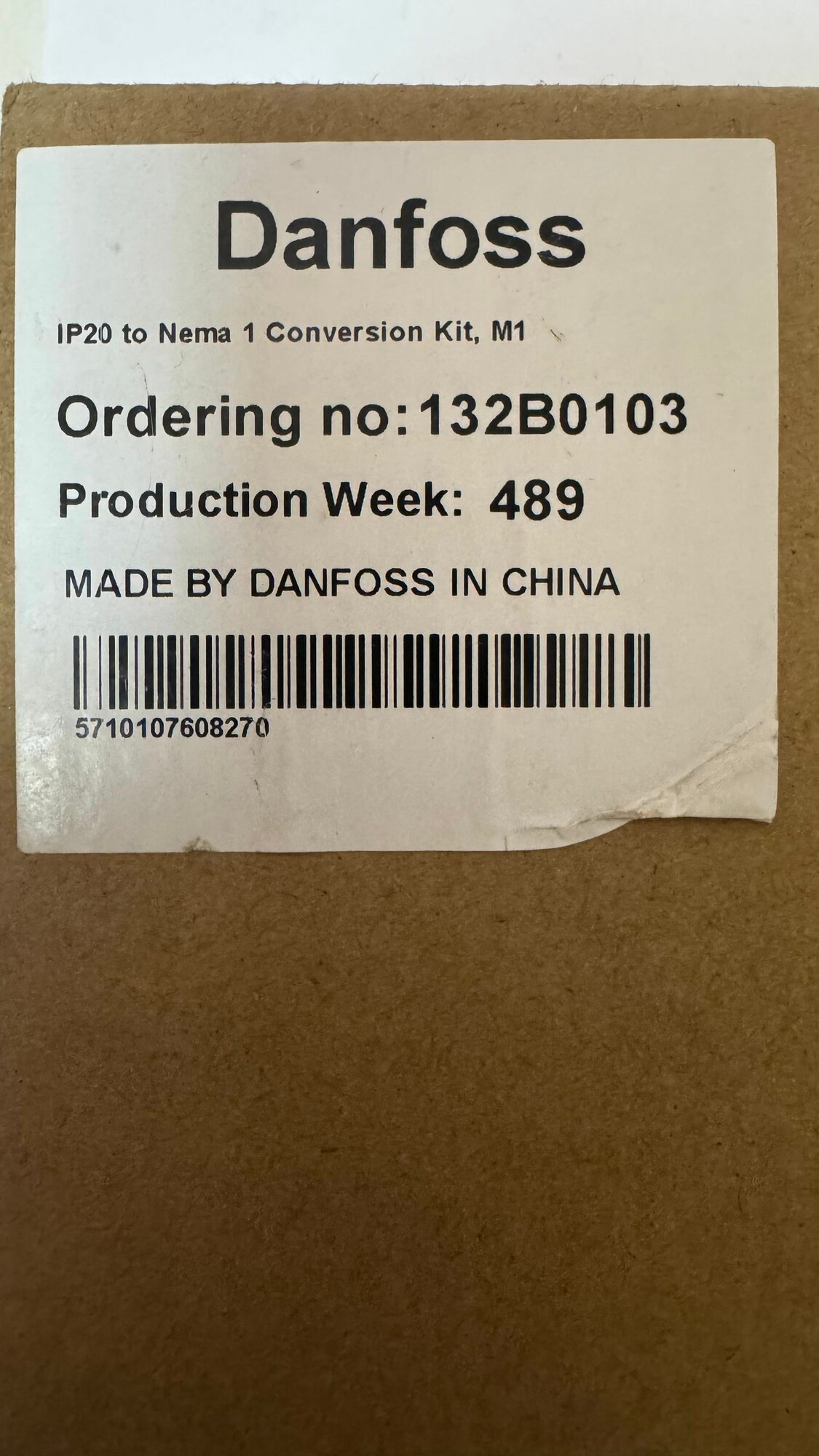 Danfoss NEMA1-M1 132B0105 комплект для монтажа