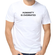 Футболка humanity is overrated, размер (52)XL, белый