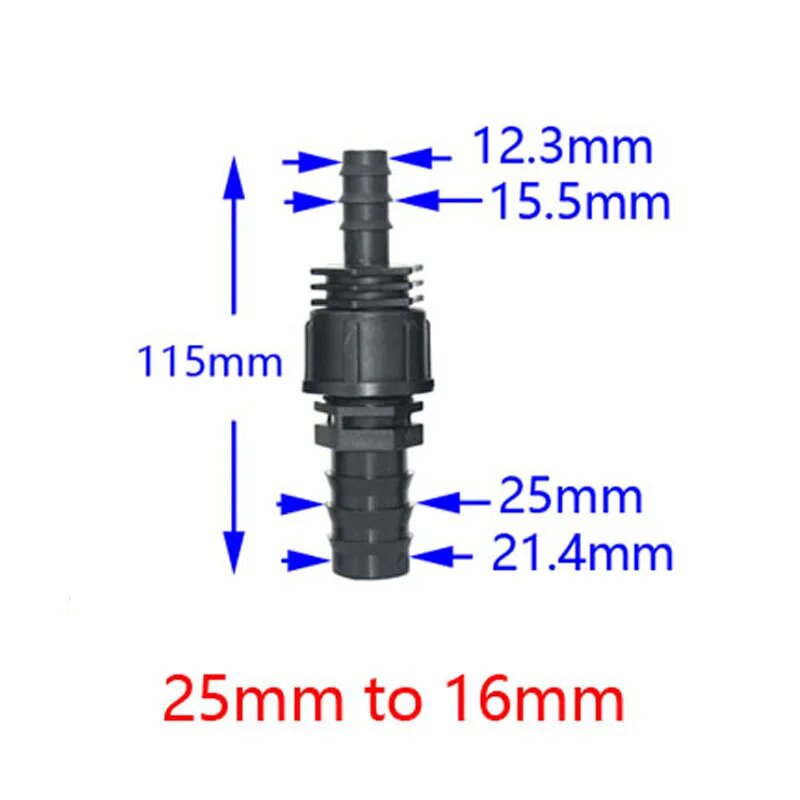 Редукционный соединитель для шланга XGYN 25mm to 16mm