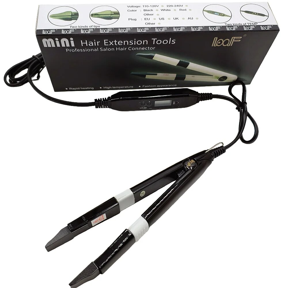 Loof Professional Умные мини-щипцы для наращивания волос 220℃