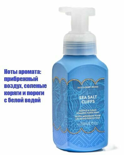 Bath and Body Works мыло пенка Sea Salt Cliffs (259 мл)