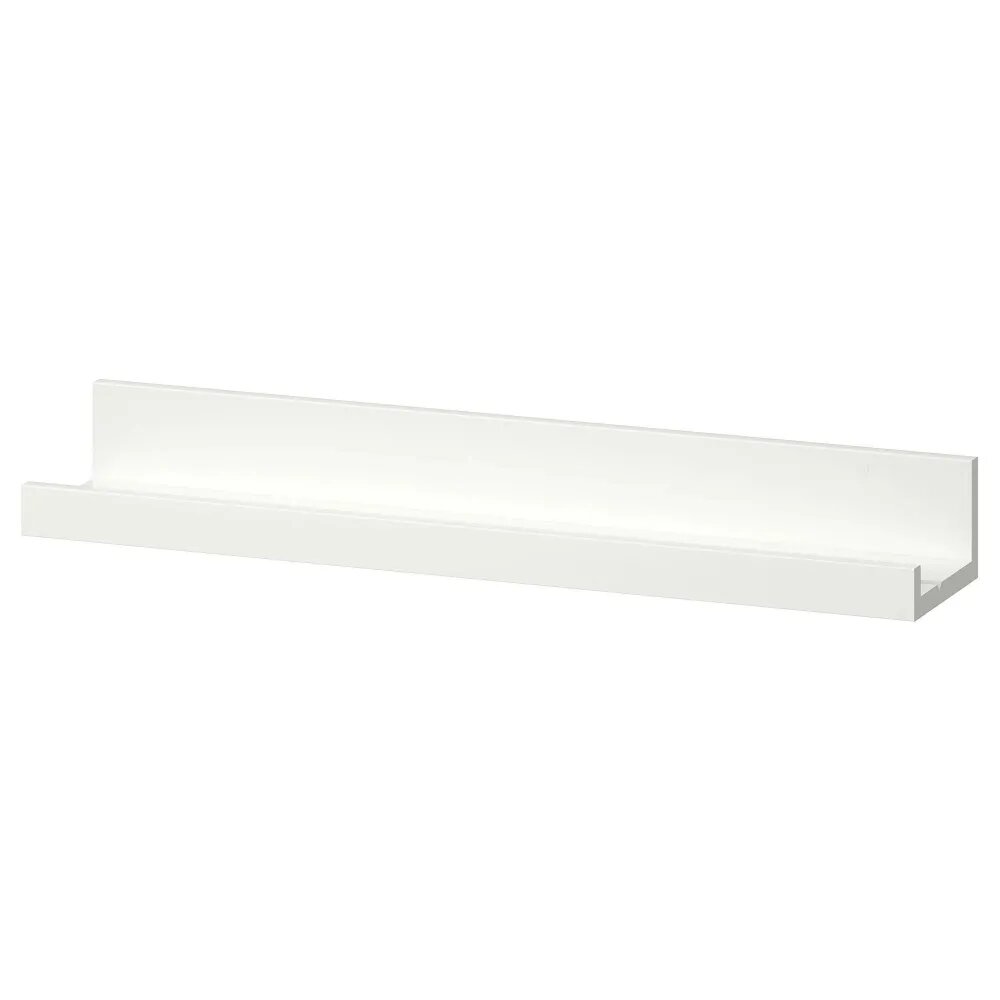 IKEA Полка Настенная Прямая, 12х55х7 см, 1 шт.