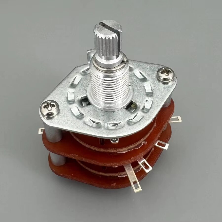 Переключатель "галетник" rotary поворотный 3-позиционный PRS, 19mm, ALPHA