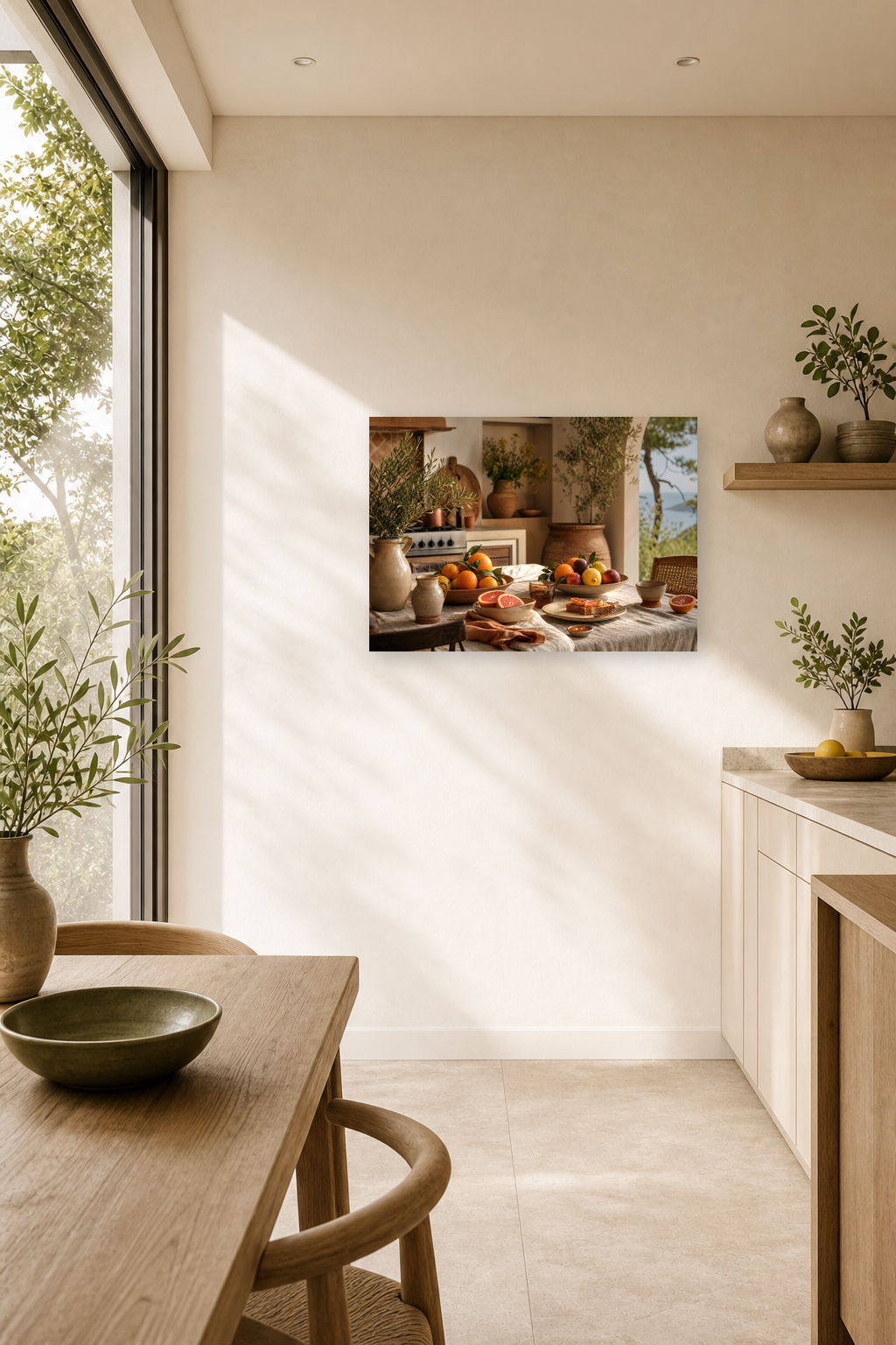 Interior poster Linen Breakfast No.7 — premium wall art for modern interiors