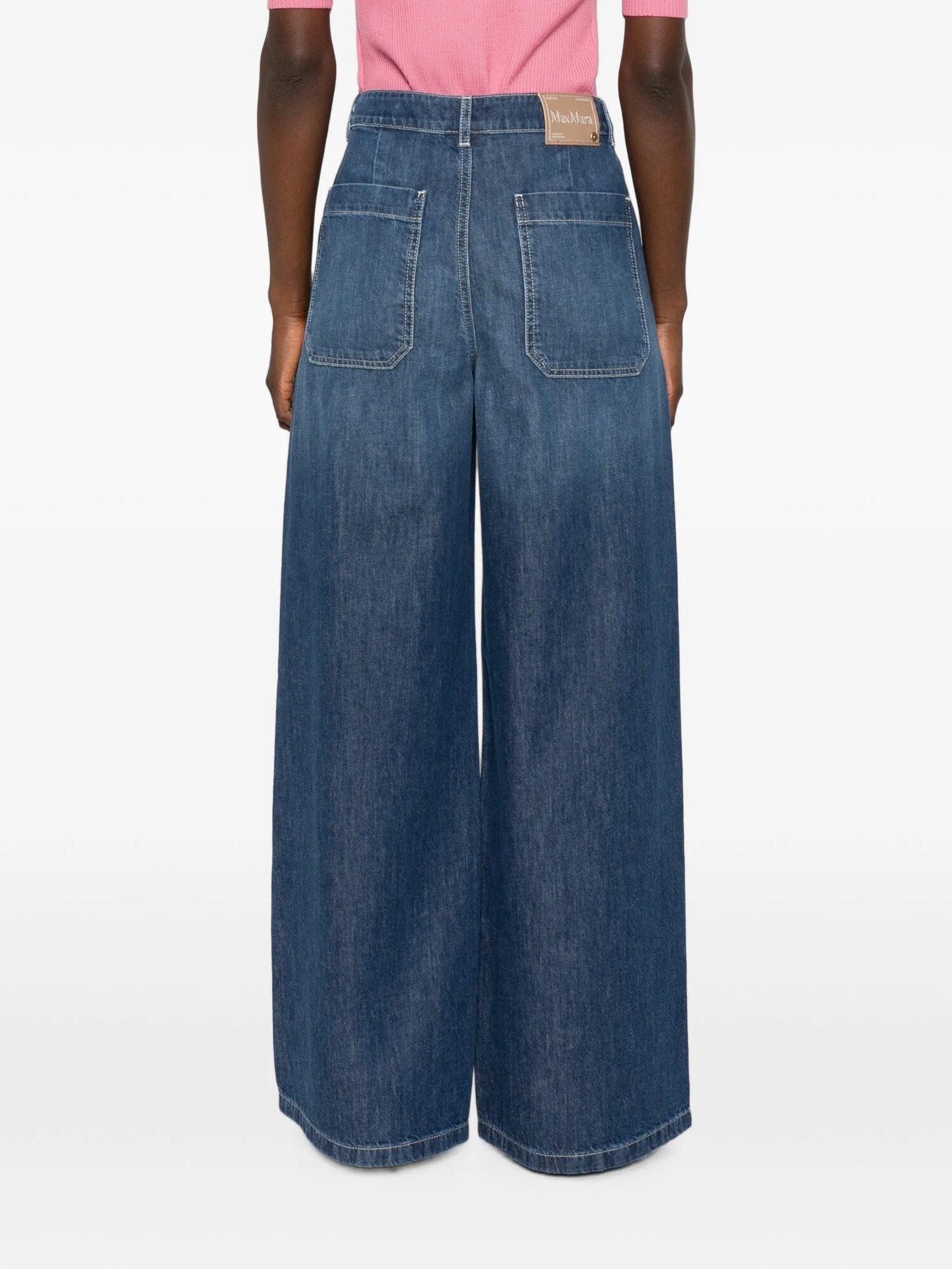 Джинсы Max Mara Wide-leg jeans, размер 40, синий — фото 1