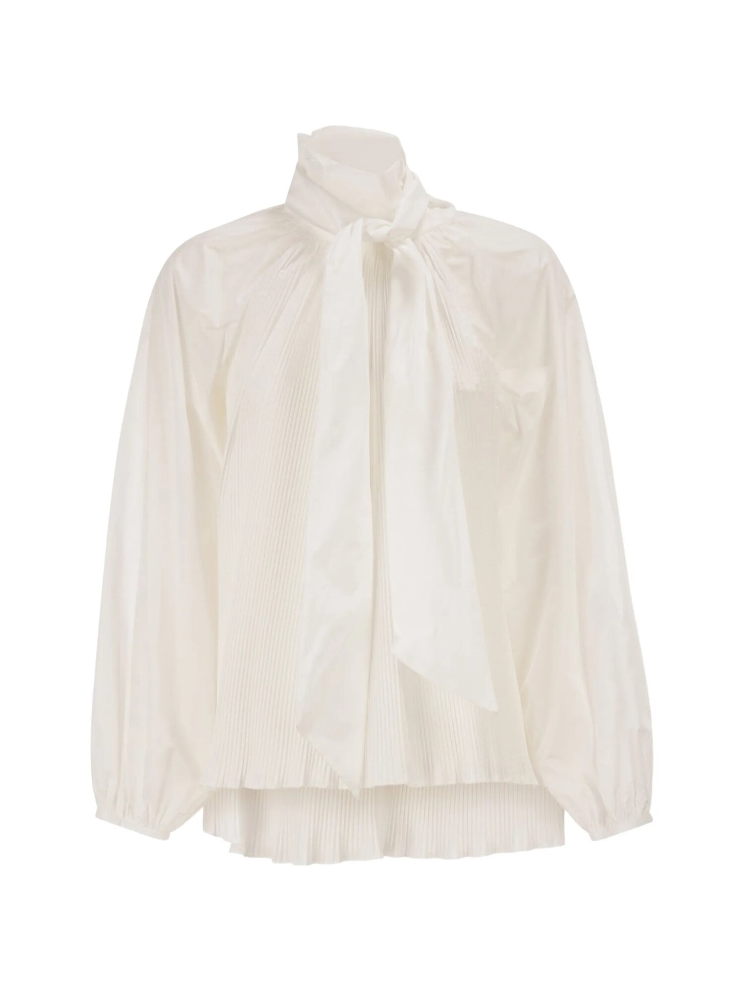 Блуза Pleated neck-bow blouse