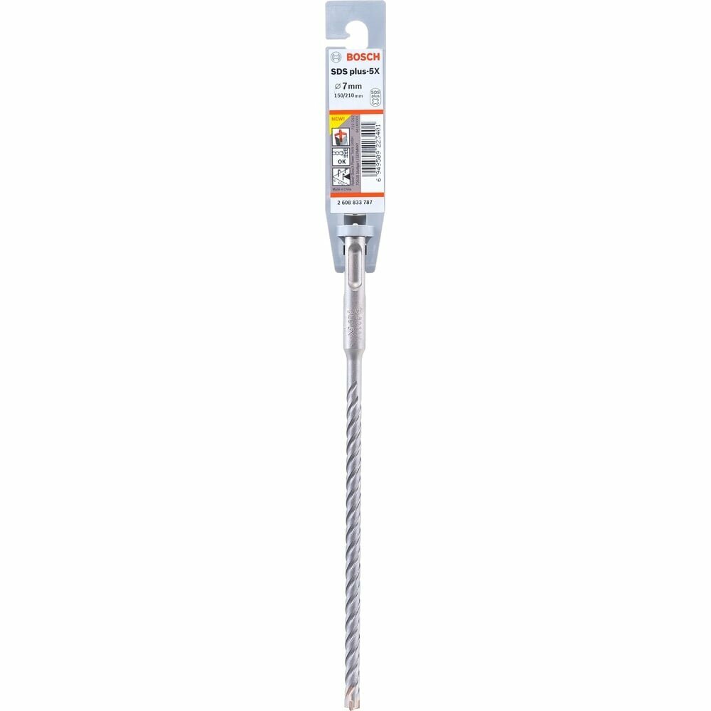 Сверло SDS plus-5X, 7x150x210 мм Bosch 2608833787