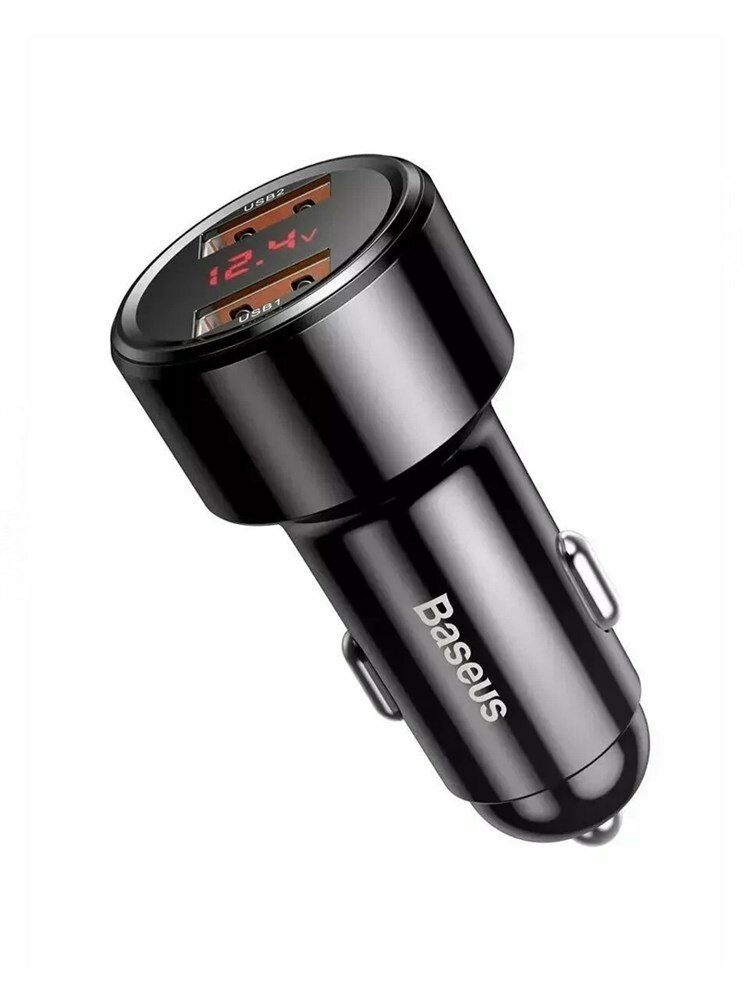 Baseus Автомобильное зарядное устройство Baseus Magic Series 45w 2 USB CCMLC20A-01 BC-C20A-X Черный