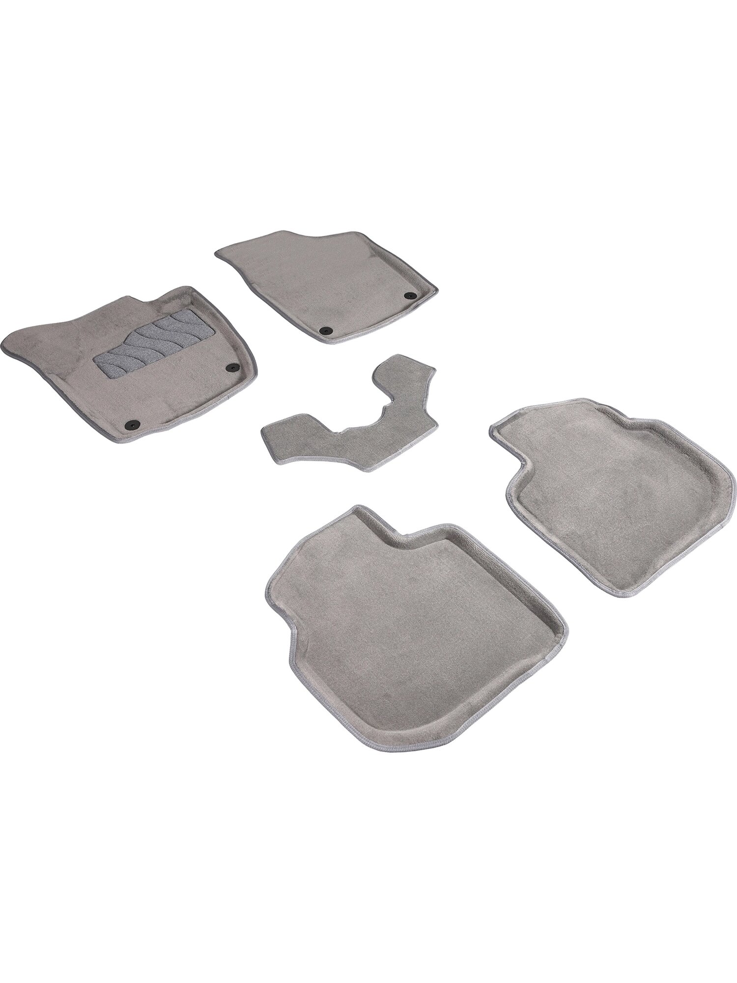 Ворсовые 3D коврики Seintex для Skoda Rapid 2014-2023 (88282)