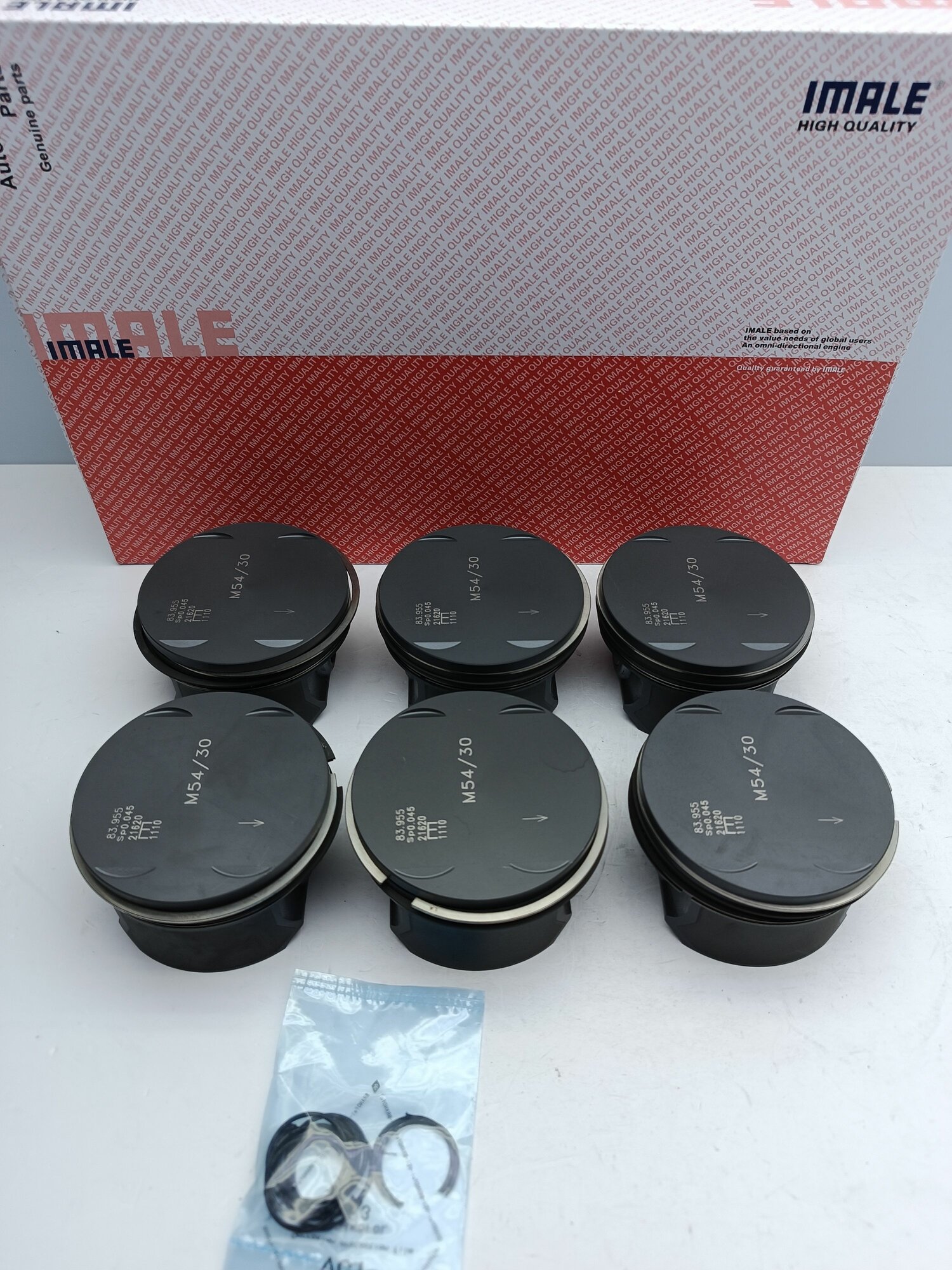 Комплект новых поршней BMW М54B30 IMALE/IMLENG I04001012 11257506222