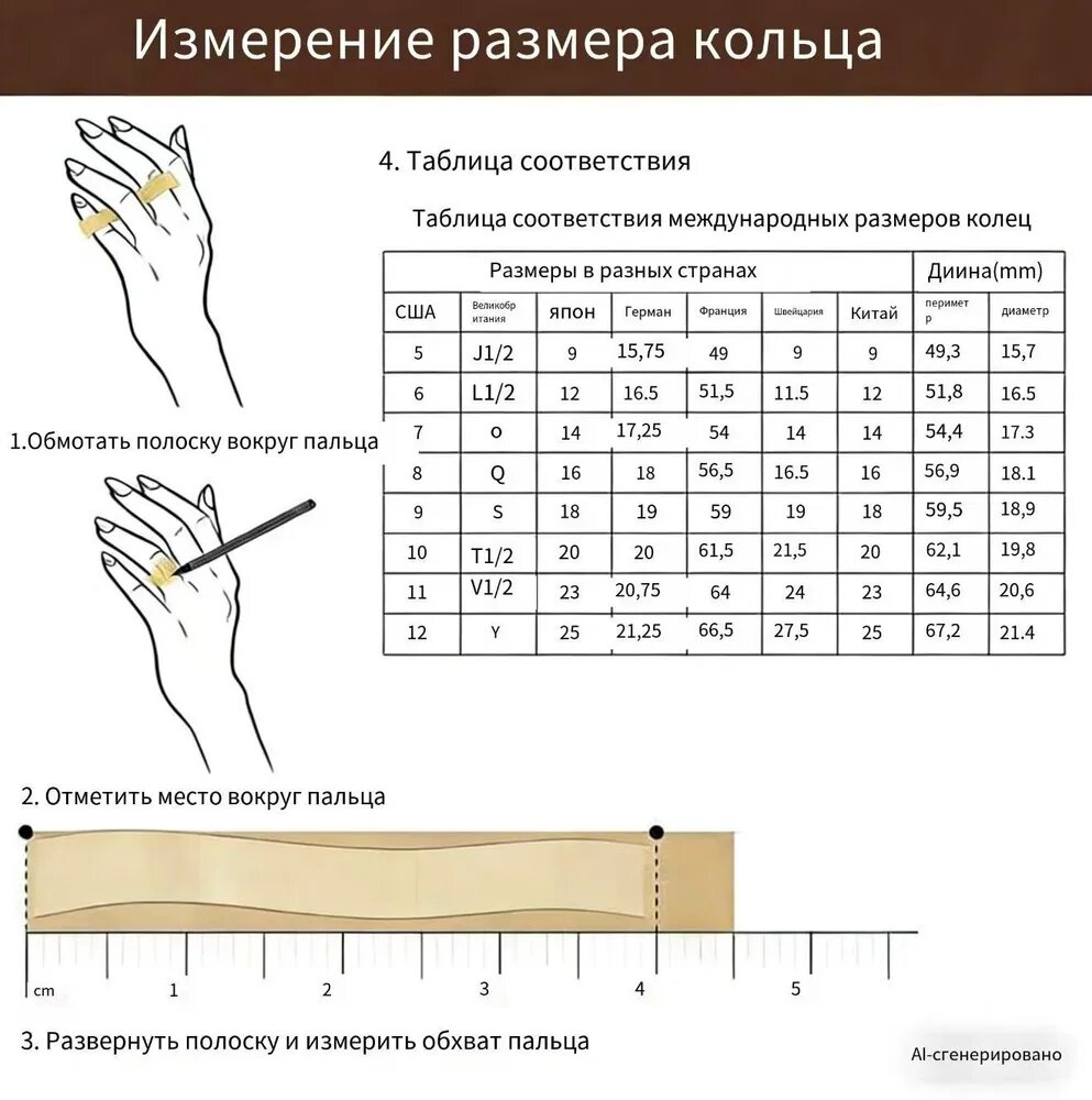 Кольцо, фианит — фото 1