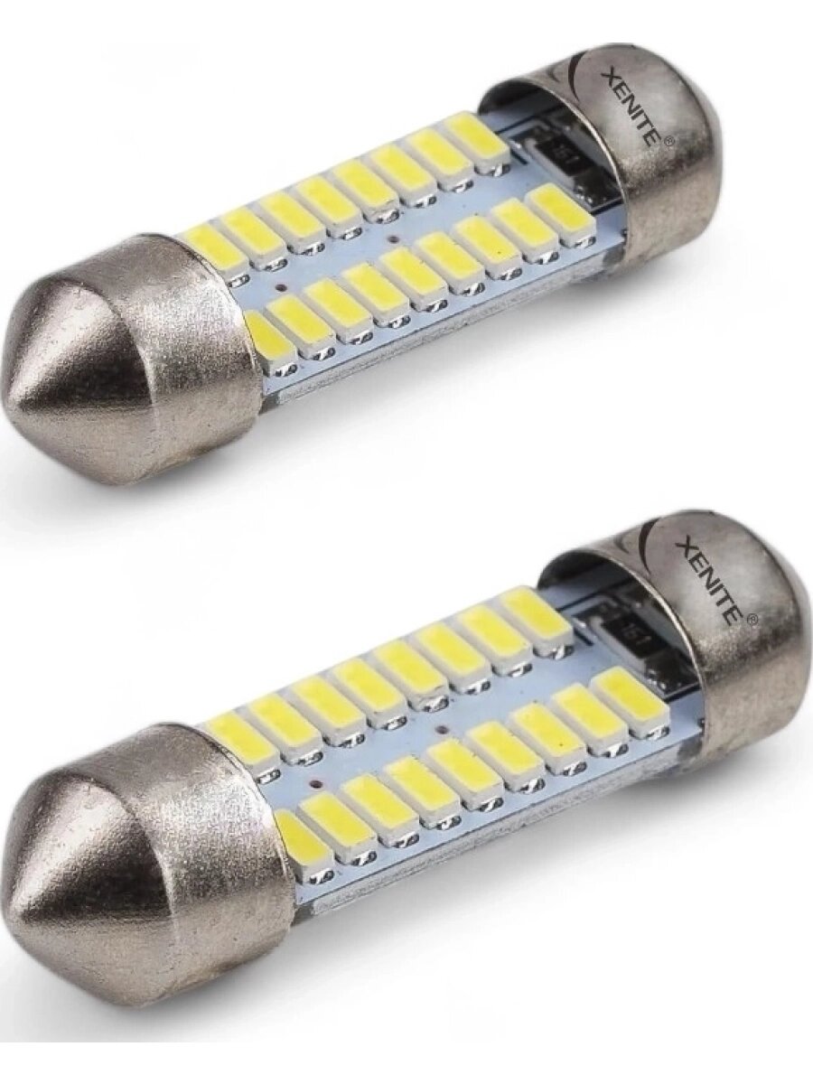 Комплект светодиодов Xenite Т11 C5W 36mm 135LM (1009548) 2 шт. - световой поток 135 LM, цвет свечения белый, угол свечения 180 градусов
