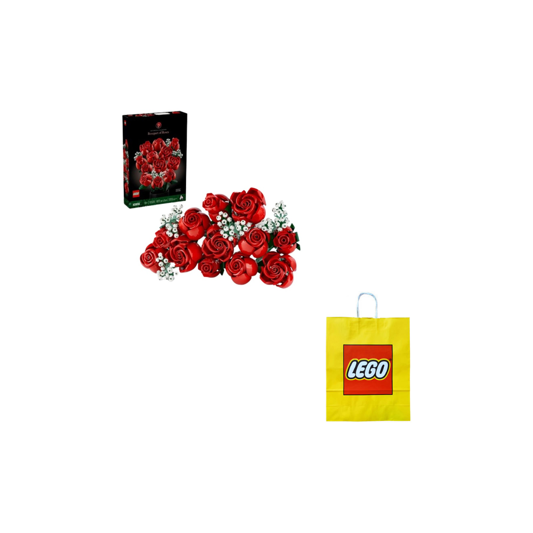 LEGO Icons Floral Collection Розовый Букет Сборный конструктор 822 шт. 10328 1