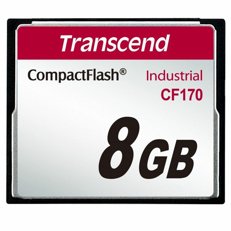 Карта памяти Compact Flash Transcend CF170 Industrial 8Gb для ЧПУ и др.