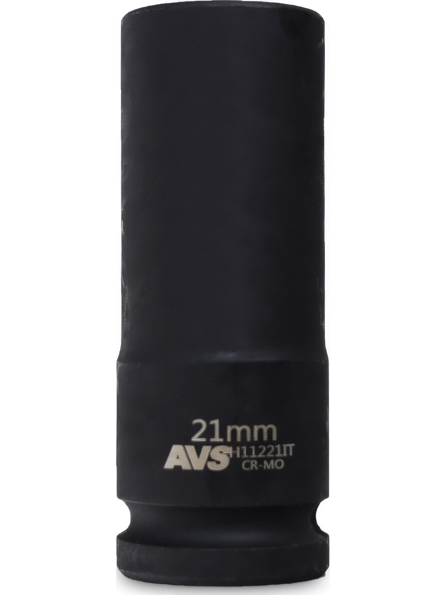 Головка торцевая ударная глубокая 6-гранная 1/2"DR (21 мм) AVS H11221IT тонкостенная