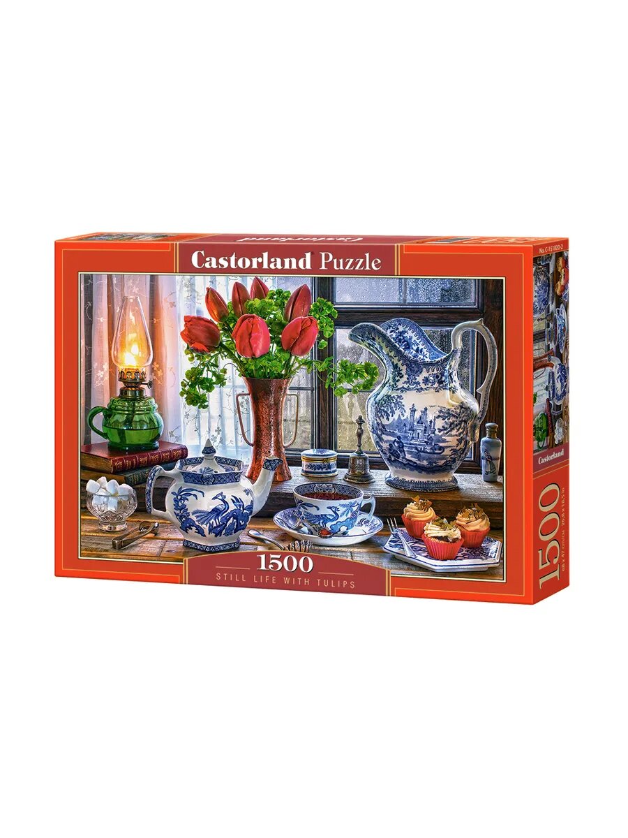 CastorLand Пазл Натюрморт с тюльпанами, 1500 деталей