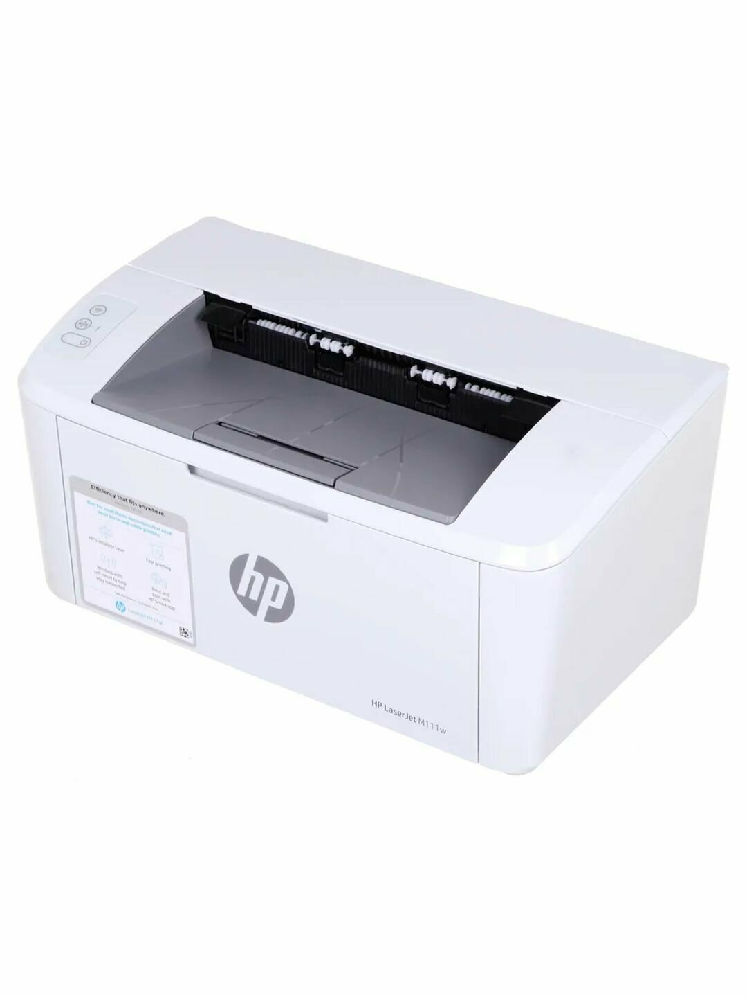 Принтер лазерный HP LaserJet M111w, А4, ч/б печать, 600 dpi, USB/Wi-Fi, белый (7MD68A)