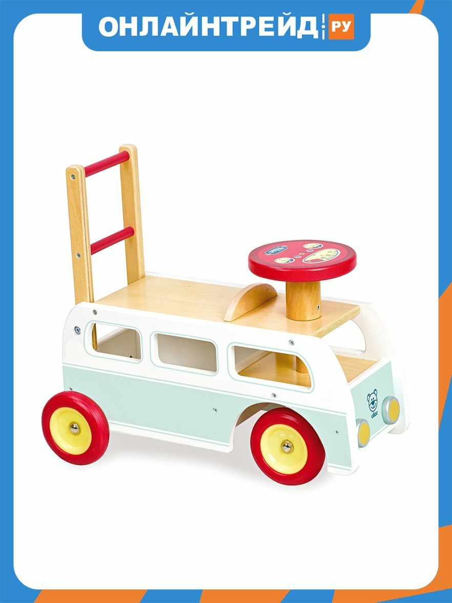 Каталка Микроавтобус Vilac на колесах 2 in 1 retro bus, 1011S