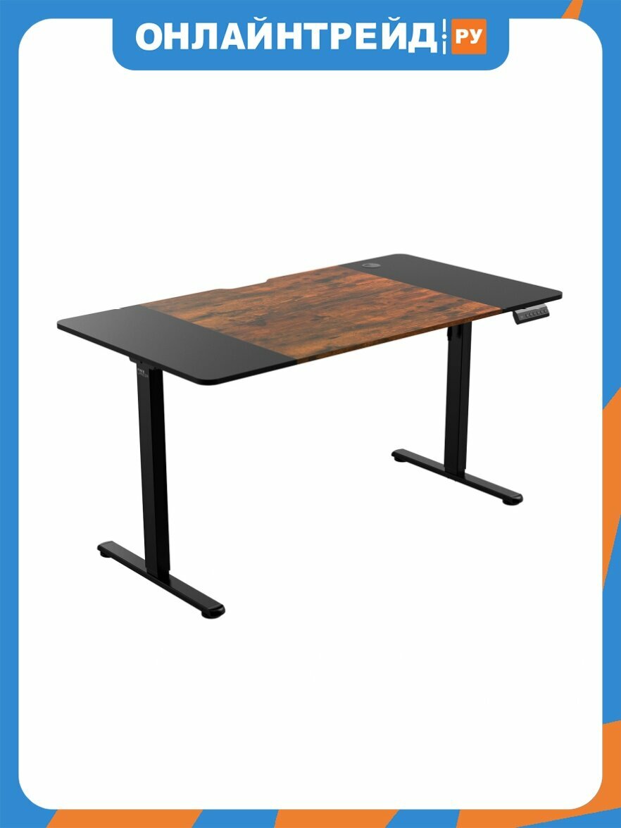 Стол компьютерный Zone 51 e-Freeflow Dark Wood-Black, bfZ51FFFLDWB6