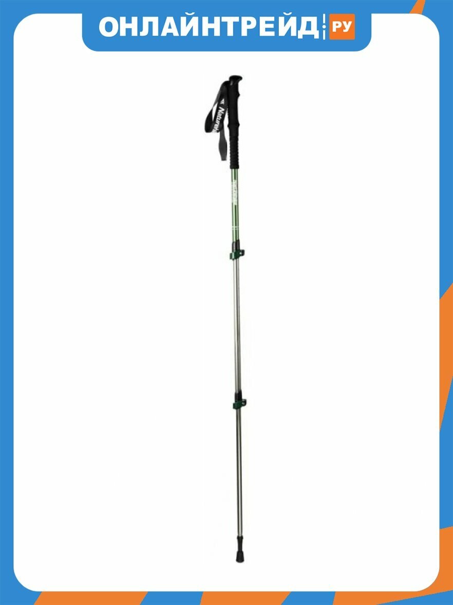 Трекинговая палка Naturehike ST01 6061 AL NH17D001-Z с 3 узлами женская 57-120 зеленый
