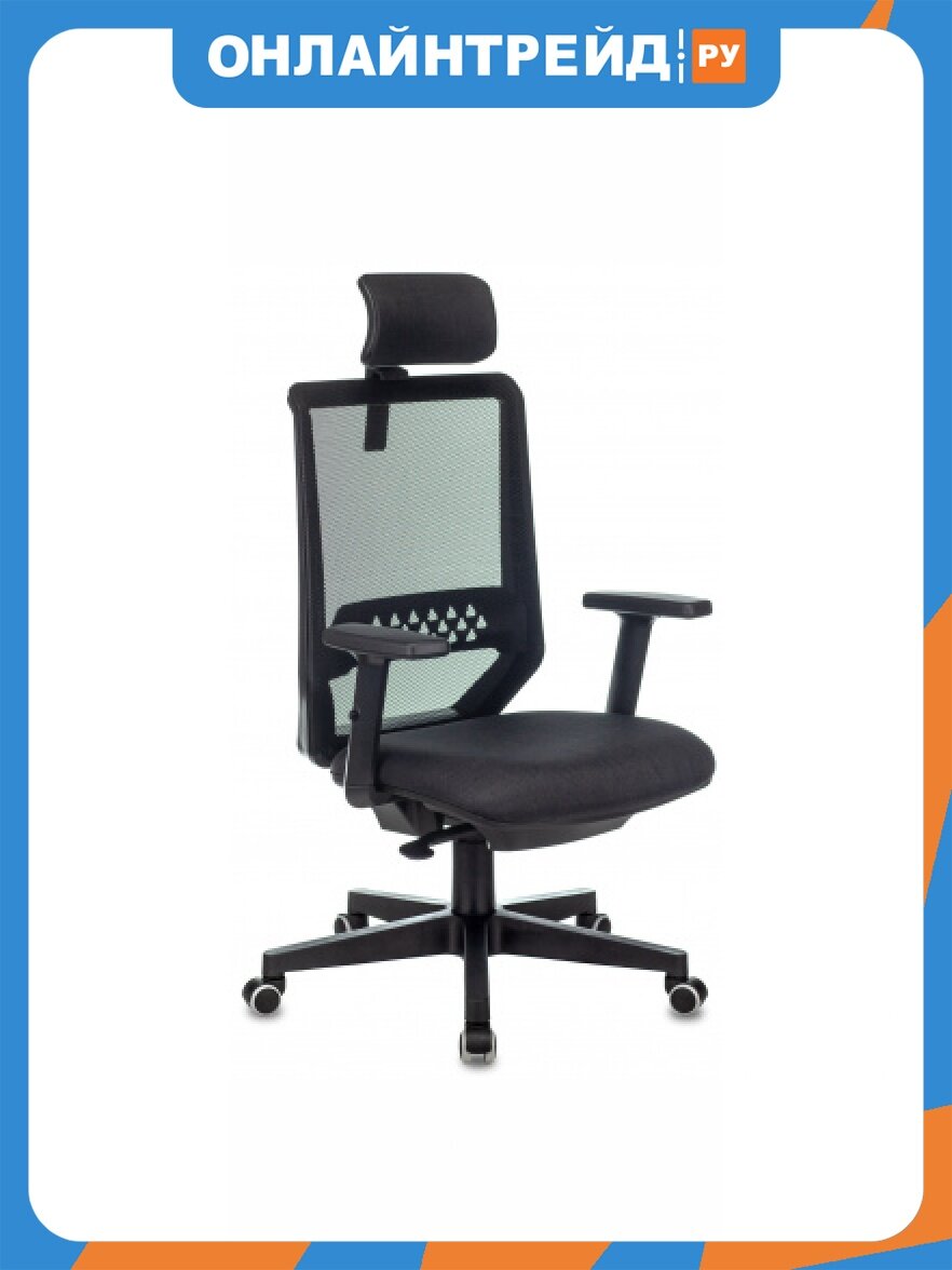 Кресло руководителя Бюрократ EXPERT черный TW-01 38-418 сетка/ткань, EXPERT BLACK