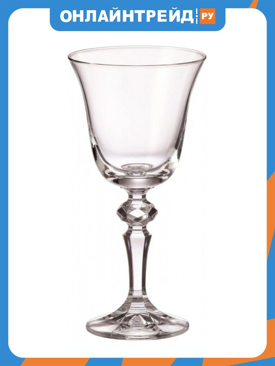 Набор рюмок для красного вина Crystal Bohemia "FALCO", 170 мл (набор 6 шт.)