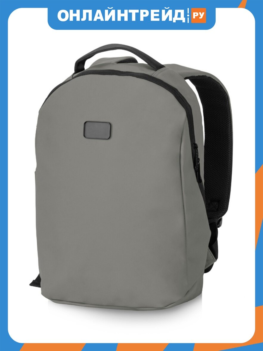 Рюкзак для ноутбука Voyager Sofit, 14", из эко-кожи, серый