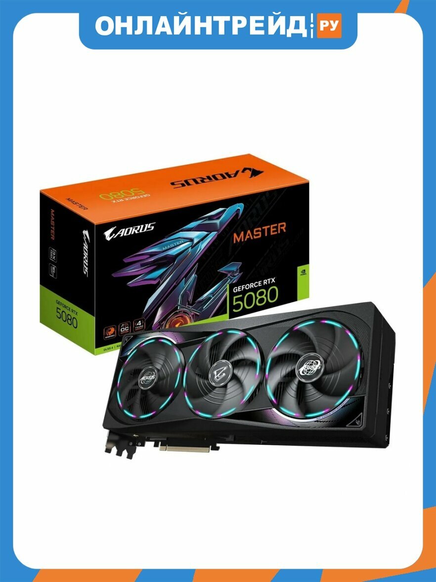 Видеокарта Gigabyte GeForce RTX 5080 MASTER 16G