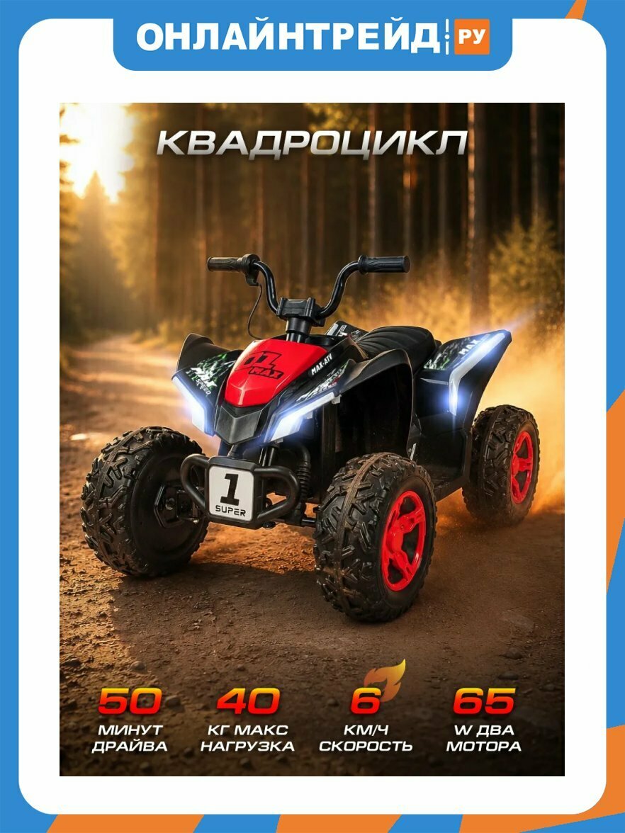 Электромобиль на радиоуправлении Veld CO 136730 110*67*71 см красный