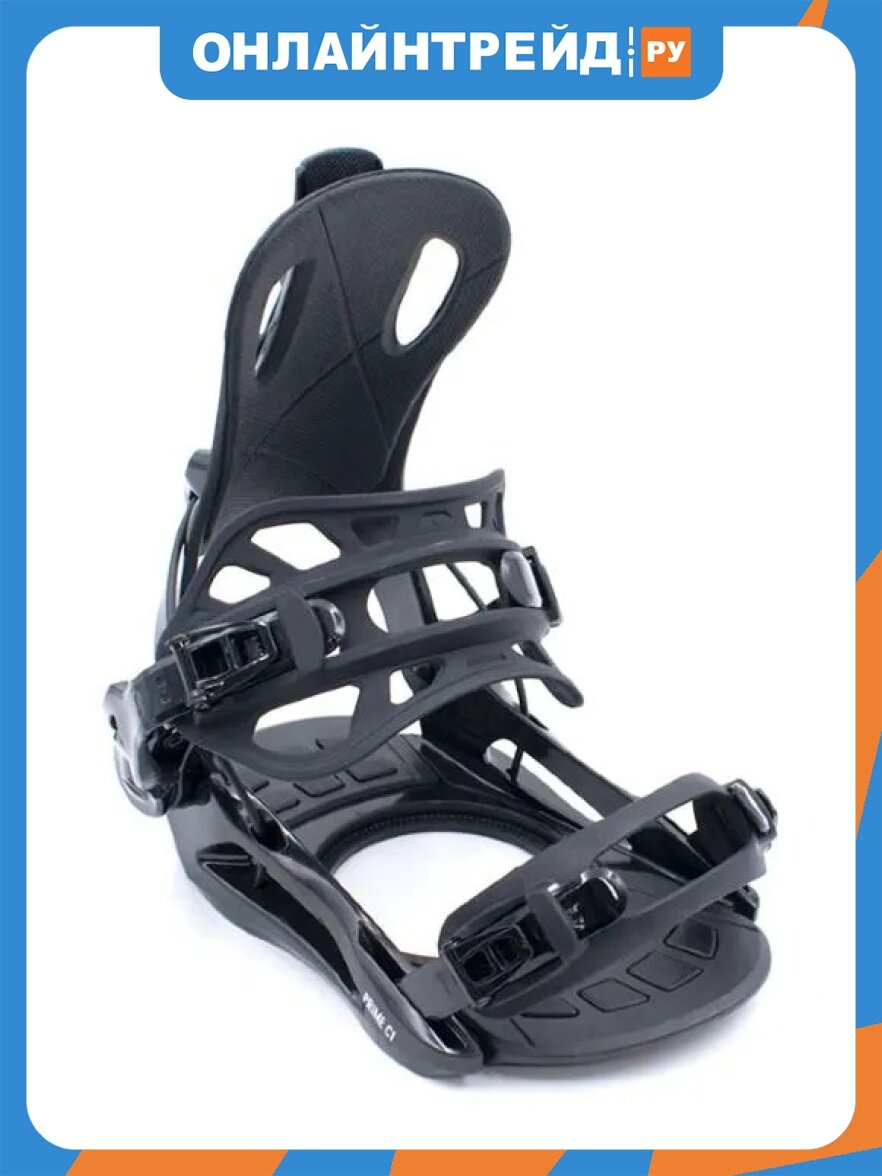 Крепления для сноуборда Prime Snowboards PRIME - COOL-C1, 21/22, Black, размер L (41-45 RU)