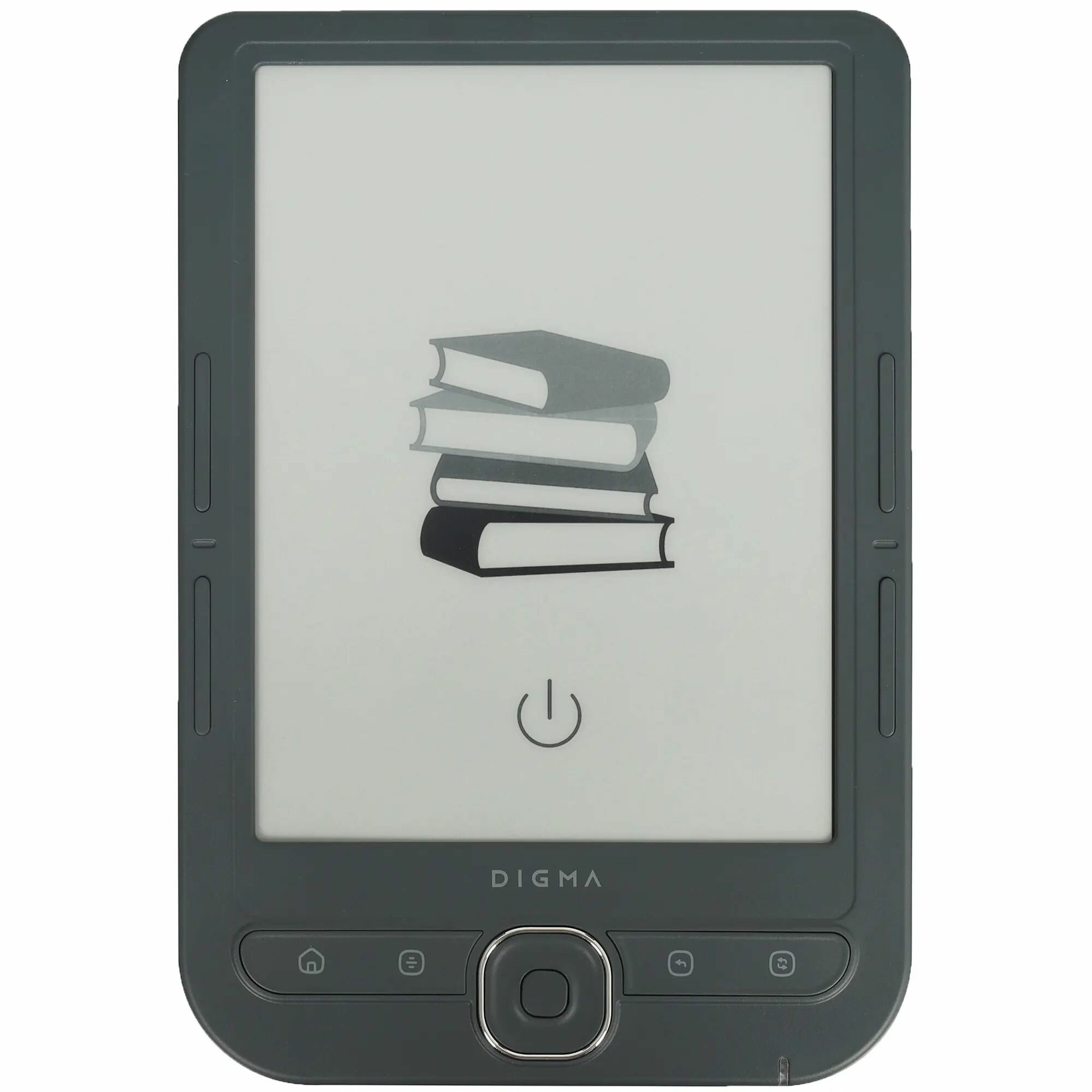 6" Электронная книга Digma tome (2135349) серый - E-Ink Carta, 1500 мА*ч