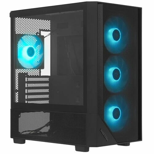 Компьютерный корпус XASTRA A401M 4ARGB-V2 (A401M-V2-4FC12A) черный - Mini Tower, Micro-ATX, USB 3.2 Gen 1 Type-A