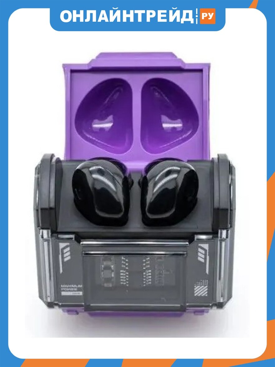 Беспроводные наушники Transformers Bluetooth MG-C03 фиолетовые