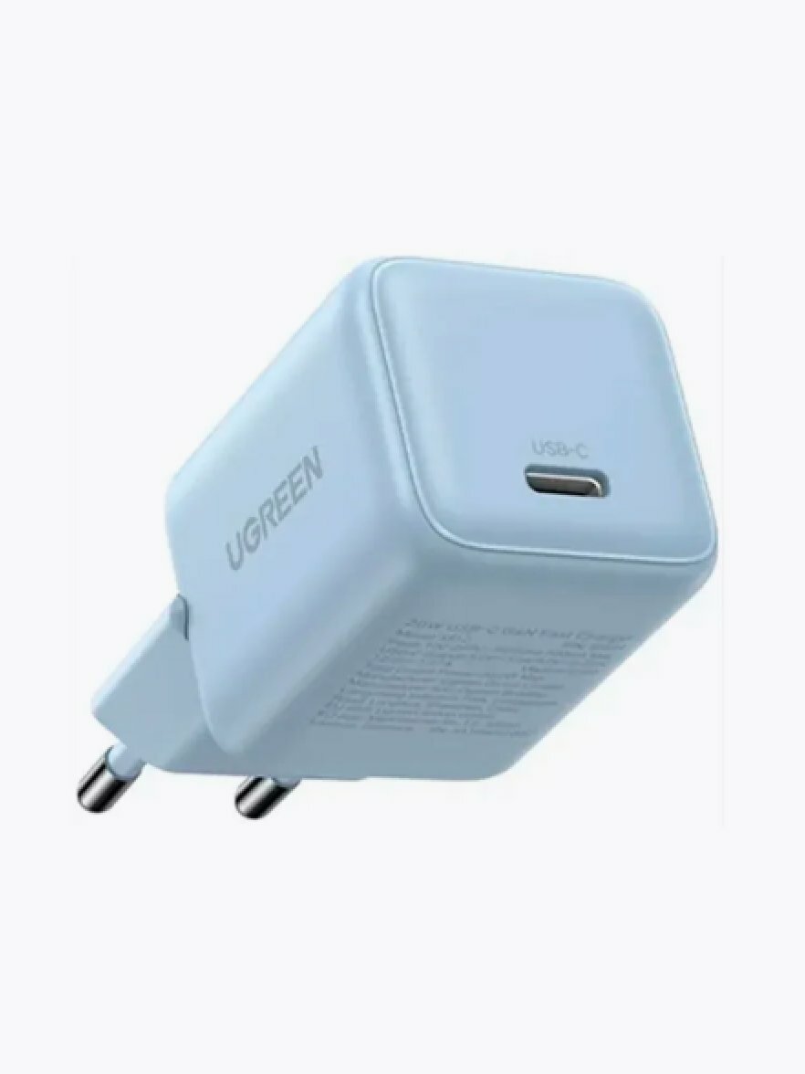 Сетевое зарядное устройство Ugreen X512 20Вт, USB-C, синий(55555)