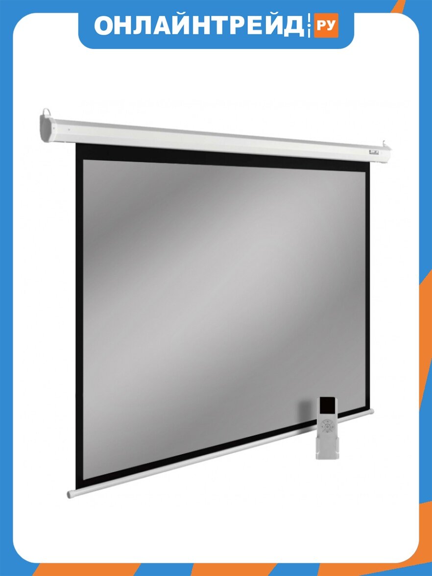 Экран Cactus 138x220см SIlverMotoExpert CS-PSSME-220X138-WT 16:10 настенно-потолочный рулонный белый (моторизованный привод)