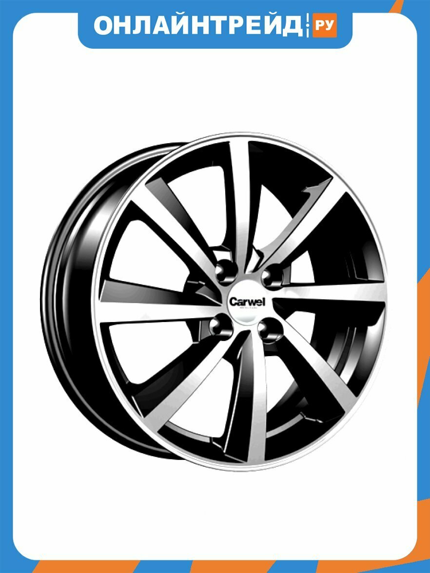 Диск Carwel Селигер 6x16/4x100 D60.1 ET37 AB