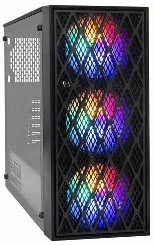 Компьютерный корпус ExeGate EVO-8243-EVO800 (EX296075RUS) черный - Midi Tower, ATX, USB 3.2 Gen 1 Type-A