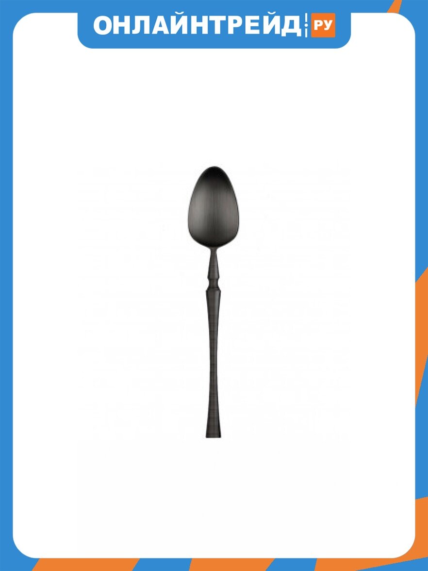 Ложка десертная Wilmax England Black Diva 19см (WL-999538/1B)