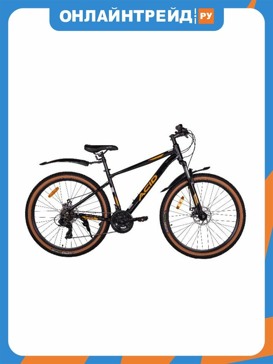 Acid Горный велосипед 27,5" F 710 D Black/Gold, рама 21"