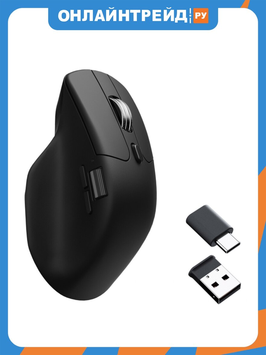 Мышь Keychron M6, беспроводная, черная