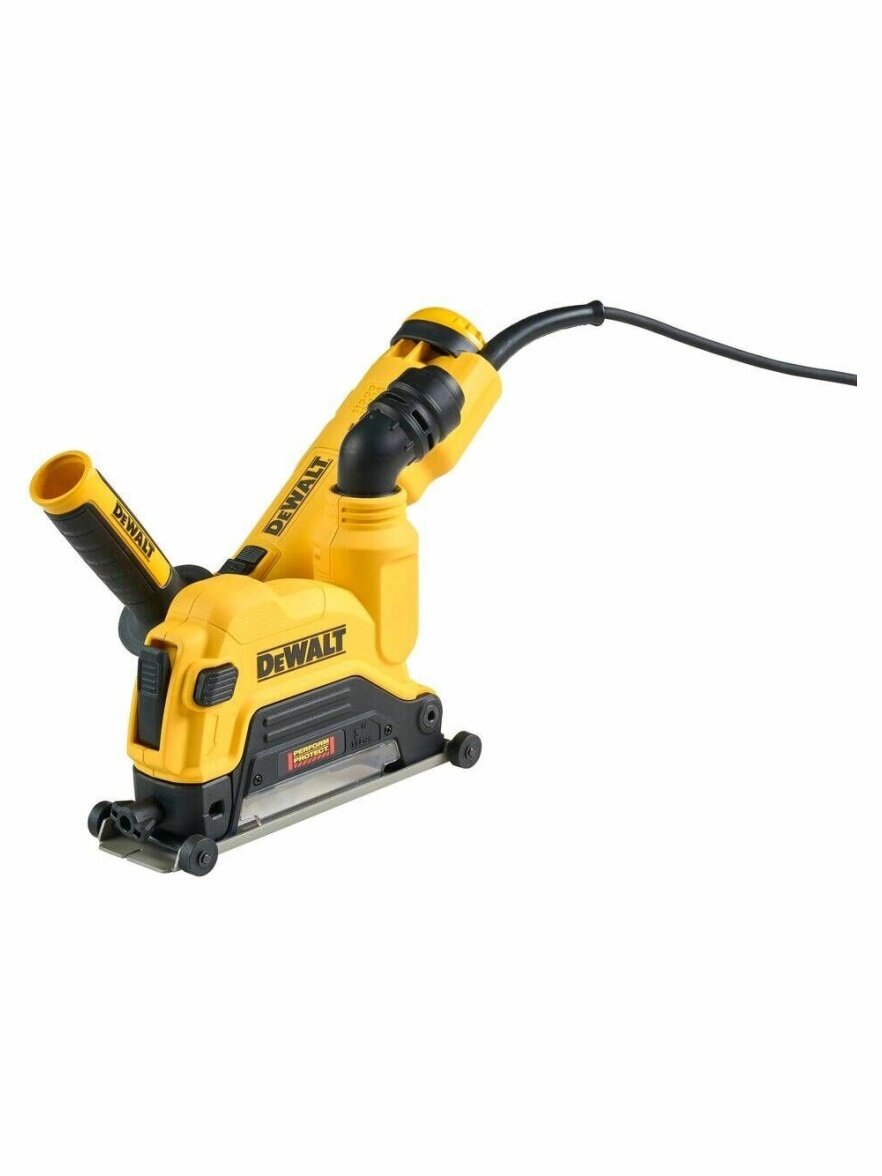 Углошлифовальная машина Dewalt DWE46107-QS (DWE4237 + кожух для штробления DWE46225)