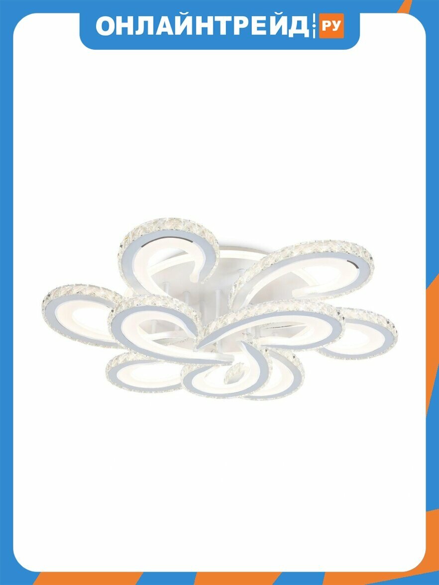 Потолочная светодиодная люстра Ambrella Light Acrylica Ice FA1704