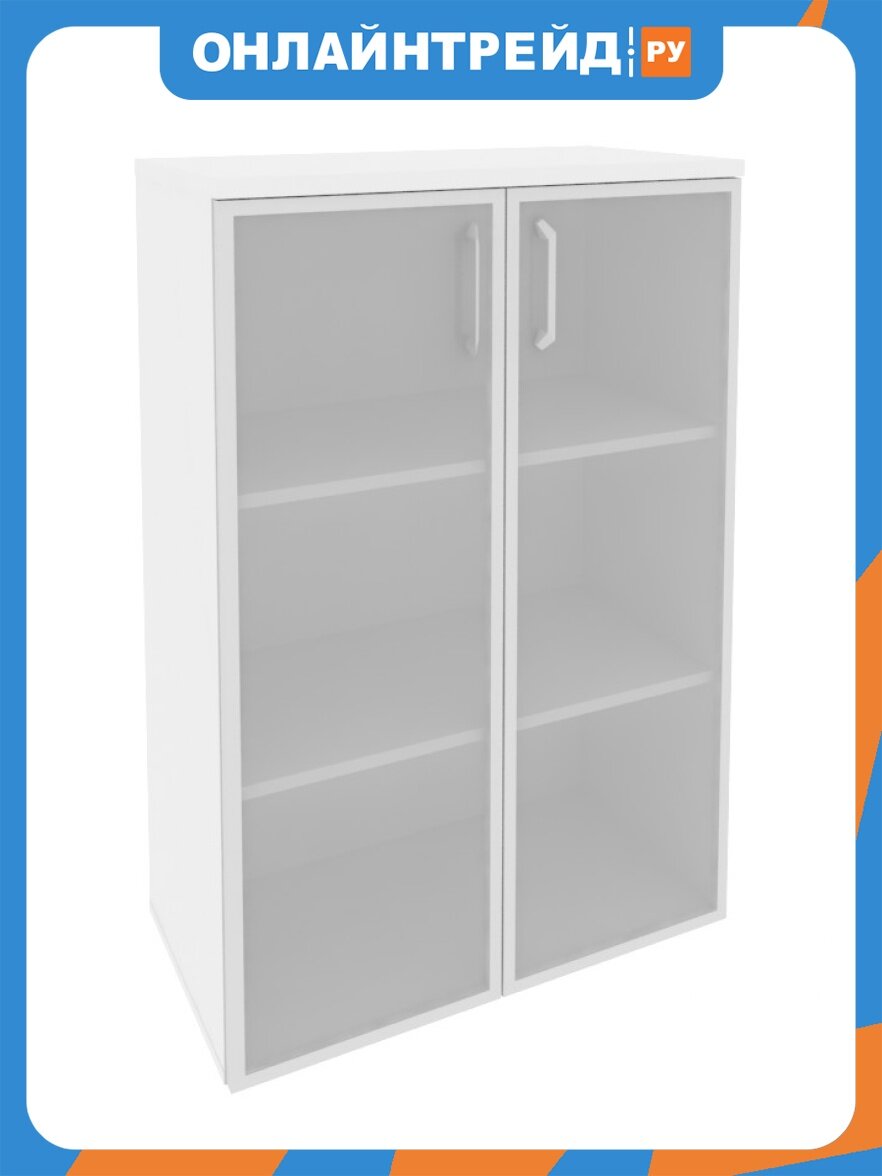 Шкаф Riva CHAIR средний широкий O. ST-2.4 R Белый бриллиант 800*420*1207 Onix