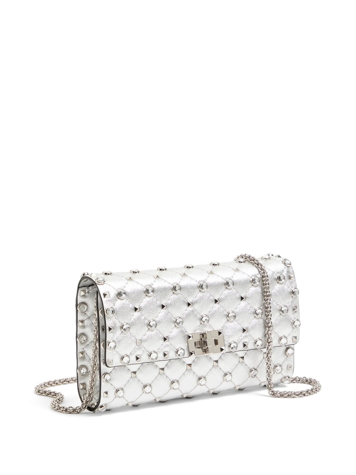 Сумка Valentino Rockstud, Silver — фото 1